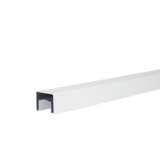 Wausau Supply | 8 ft. Impression Rail Express Modern Aluminum Top Rail ...