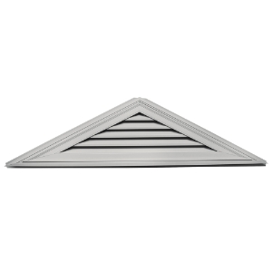 Wausau Supply | 6/12 Triangle Gable Vent 18 in. x 72-1/5 in. #030 Paintable