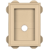 Wausau Supply | Split Mini Mount Block #165 Colonial Ivory