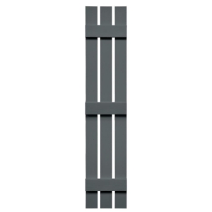 Wausau Supply | 12 in. x 59 in. Board Batten 3-Board Shutter Storm ...