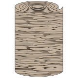 Wausau Supply | 24 in. x 50 ft. Aluminum Trim Coil Woodgrain Wicker 809