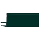 Wausau Supply | 3/8 in. x 12 ft. Aluminum F-Channel Forest Green 522