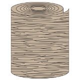 Wausau Supply | 14.53 in. x 50 ft. Aluminum Trim Coil Woodgrain Wicker 809