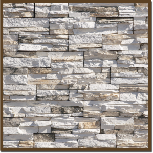 Wausau Supply | Mortared Koryak Ridge Stacked Stone Display