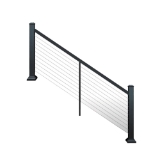 Wausau Supply | Impression Rail Express Stair Horizontal Cable Railing ...