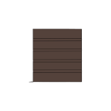 Wausau Supply | TruLine HP 8 in. x 12 ft. Smooth Ribbed Fascia Musket 508