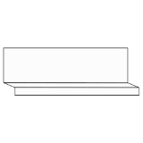 Wausau Supply | 1-1/4 in. x 10 ft. Aluminum Drip Cap White 280