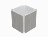 Wausau Supply | ChamClad Quick Click Column & Beam Wrap 10 in. x 10 ft. Beachwood Grey 2 pc/1 ...