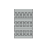 Wausau Supply | 12 in. x 12 ft. Aluminum Full Vent Soffit Pewter 805