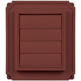 Wausau Supply | Master Exhaust Scalloped Vent #027 Burgundy Red