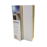 Wausau Supply | Waudena | White Dura-Tech Vinyl Jamb Sample (with jacket)