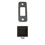 Wausau Supply | Schlage 10-116 Round Corner Deadbolt Strike Plate - 716