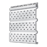 Wausau Supply | Trad T4 Soffit Matte Full Vent Black 12 ft.