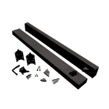 Wausau Supply | 36 in. Timbertech Composite Universal Gate Kit Matte Black
