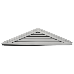 Wausau Supply | 5/12 Triangle Gable Vent 17 in. x 70-1/2 in. #030 Paintable