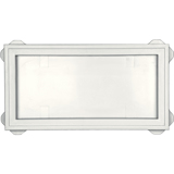 Wausau Supply | Recessed Jumbo Mount Block #123 CT Colonial White