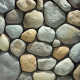 Wausau Supply | River Rock Rio Grande Flat 8 sq. ft.