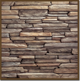 Wausau Supply | Mortared Cascade Rustic Ledge Display Board