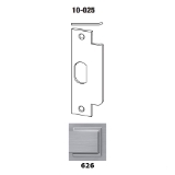 Wausau Supply | Schlage 10-025 ANSI Square Corner T-Strike Plate - 626